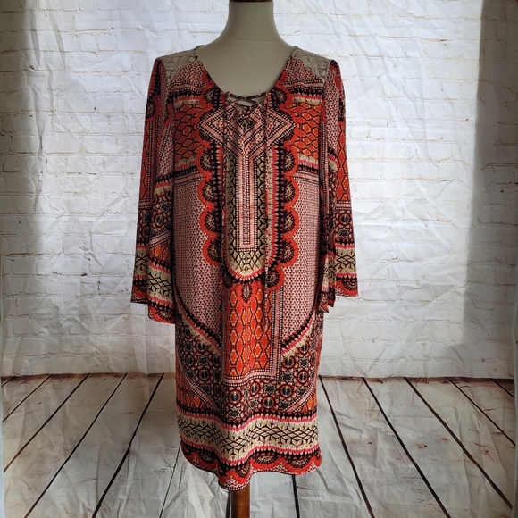 fig and flower | Dresses | Anthropologie Fig And Flower Boho Dress Sz ...